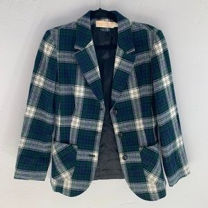 Pendleton | Jackets & Coats | Pendleton Vintage Wool Plaid Blazer ...